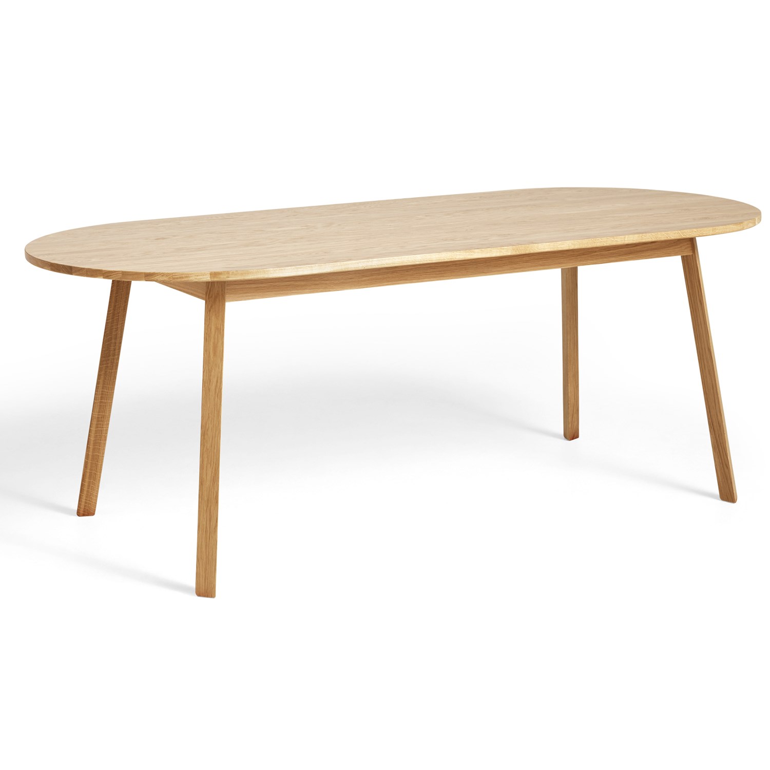 HAY - Triangle Leg Table - 200 cm - Eg med vandbaseret lak