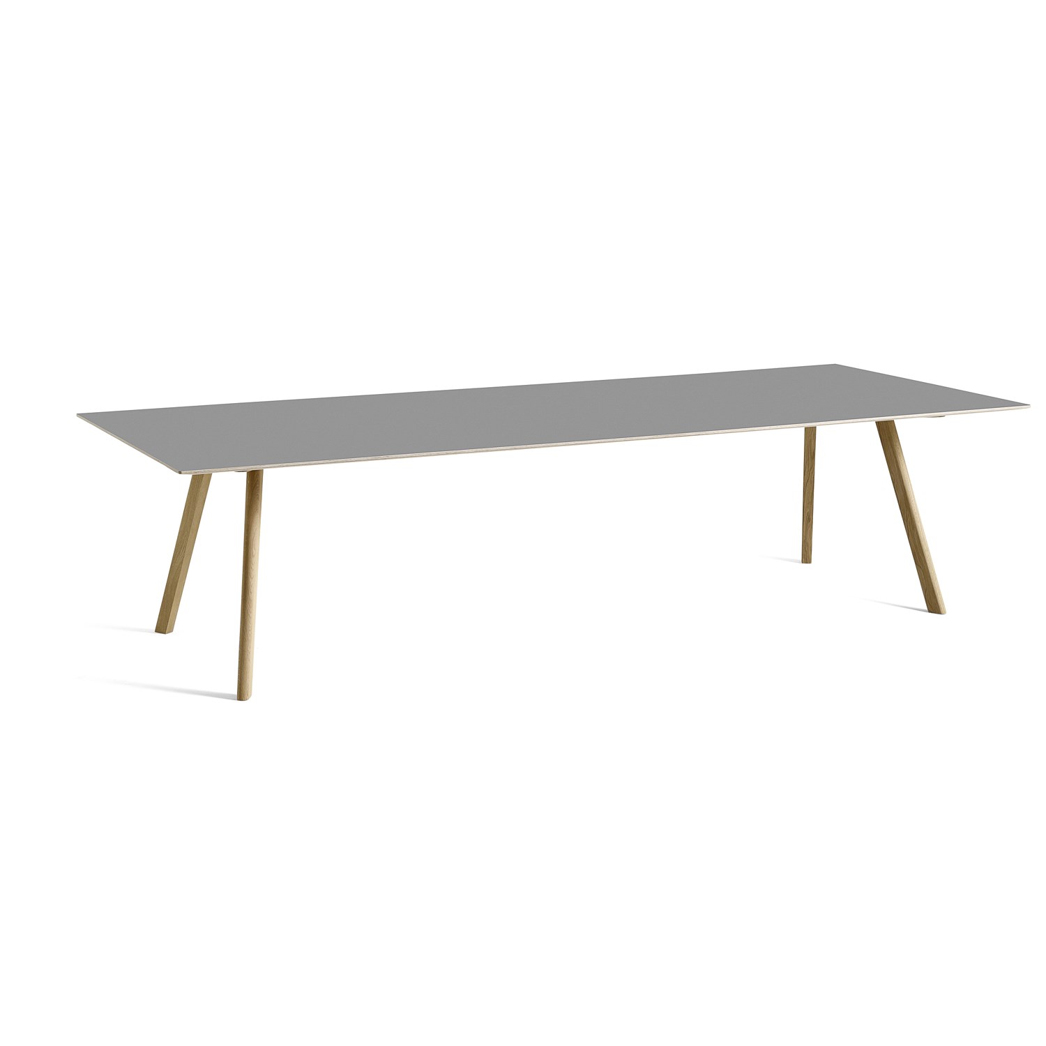 Hay bord - CPH30 Copenhague table - 300 x 90 cm - Grå linoleum ...