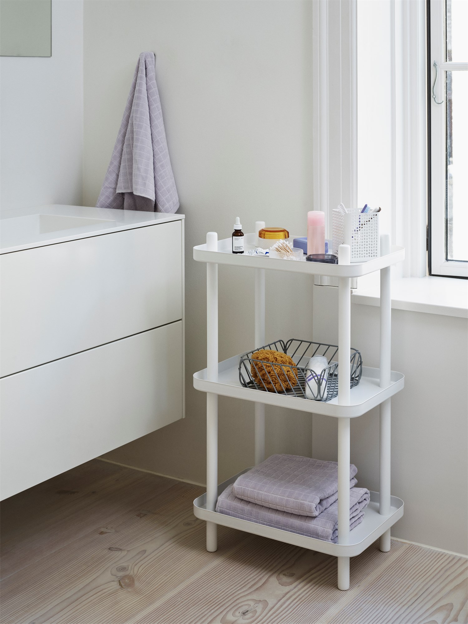 Normann Copenhagen - Block Reol - Hvid - Gratis fragt