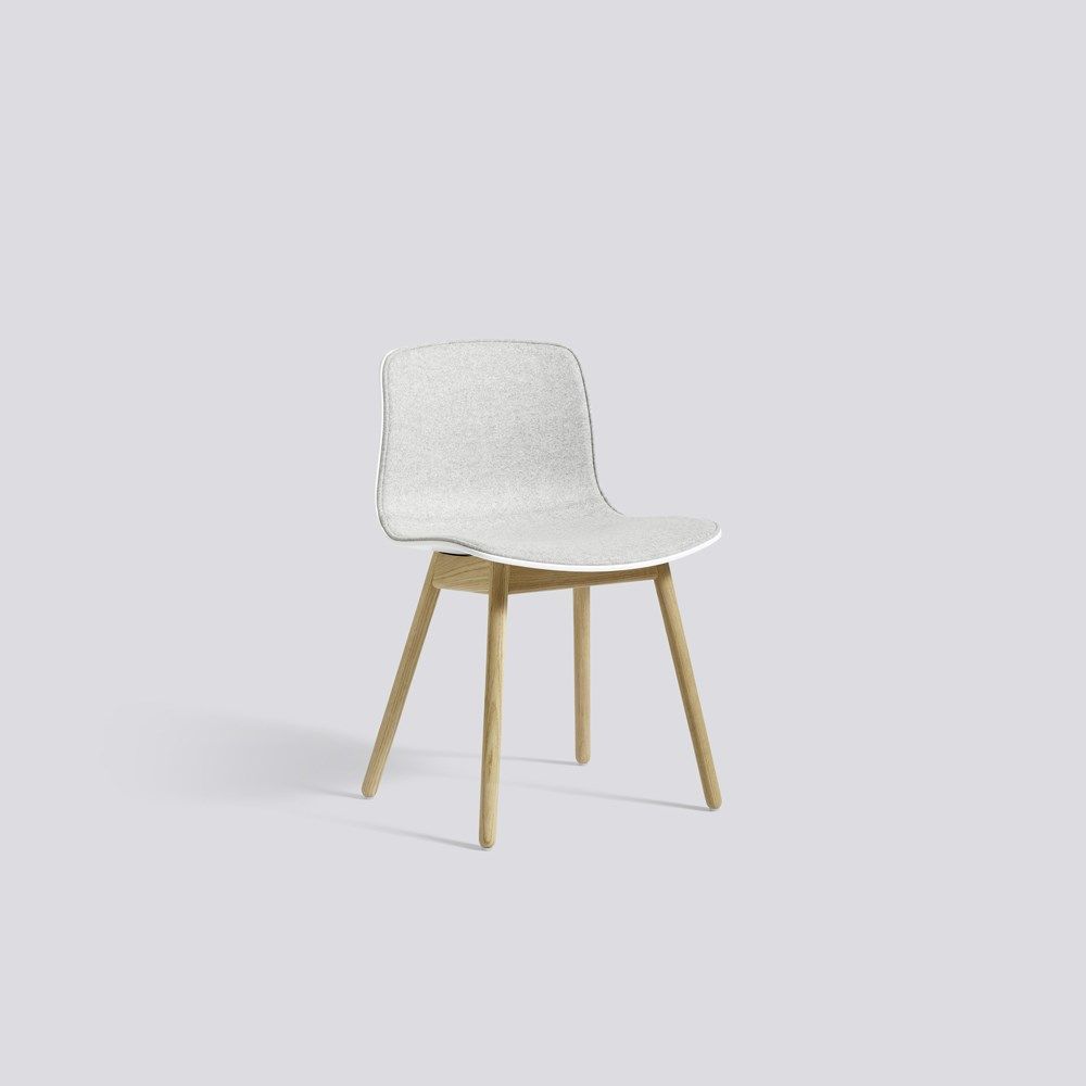 HAY AAC12 stol - Front polstret - Ben i eg med vandbaseret lak/steelcut ...