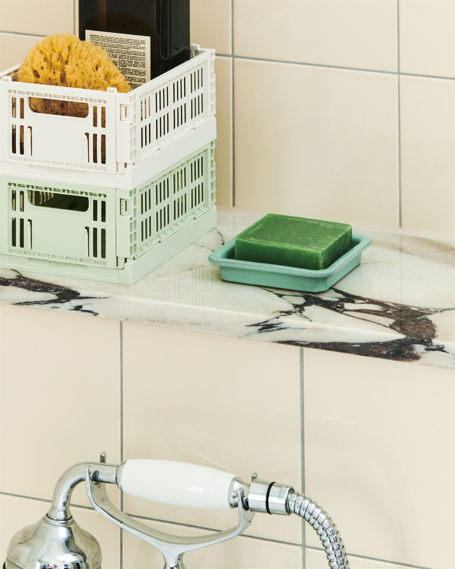 HAY - Colour Kasser - Recycled - Mini - Grøn - Sage Green - 2 stk