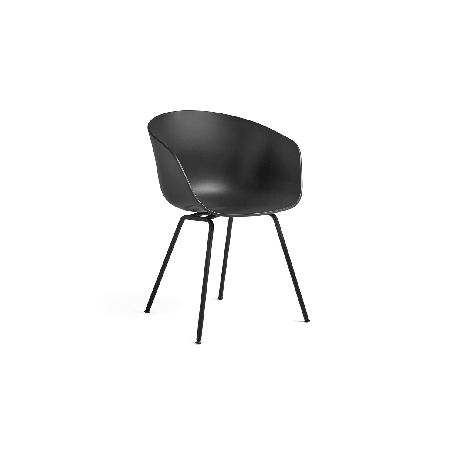 Hay - Stol AAC26 - Blød sort med sorte ben