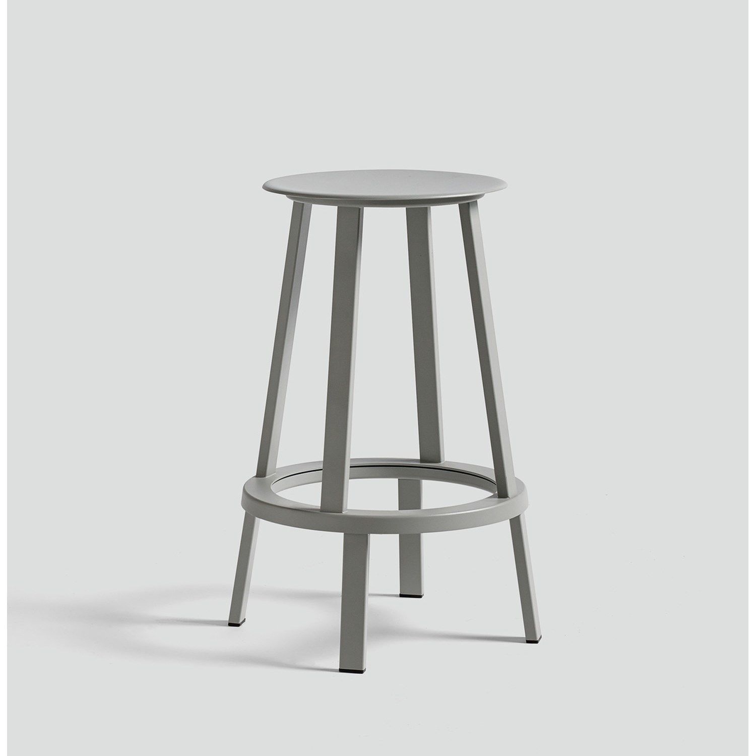 HAY - Barstol Revolver Stool H65 grey - Fri Fragt
