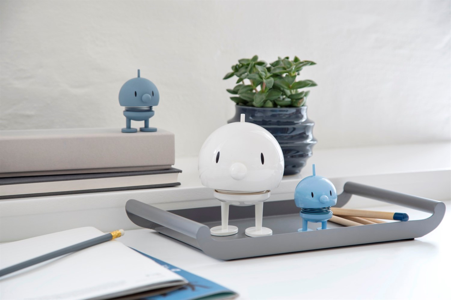 Hoptimist - Classic Collection - Medium Bimble, hvid