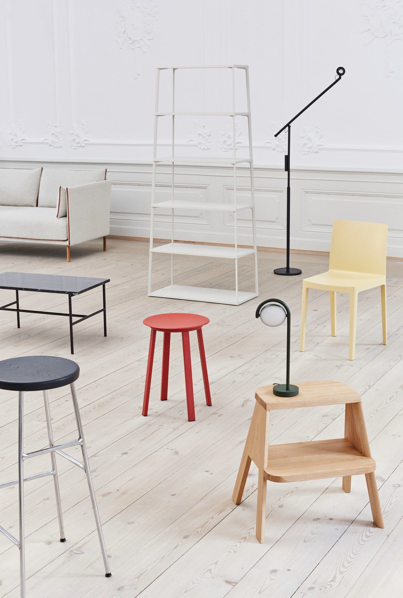 HAY - Reol - Eiffel Shelf 6 Layer - Warm Sand - Eiffel reol